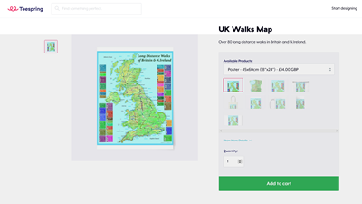 UK Long Distance Walks – Inspiring Maps