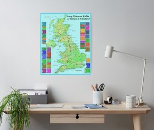 UK Long Distance Footpaths - Inspiring Maps